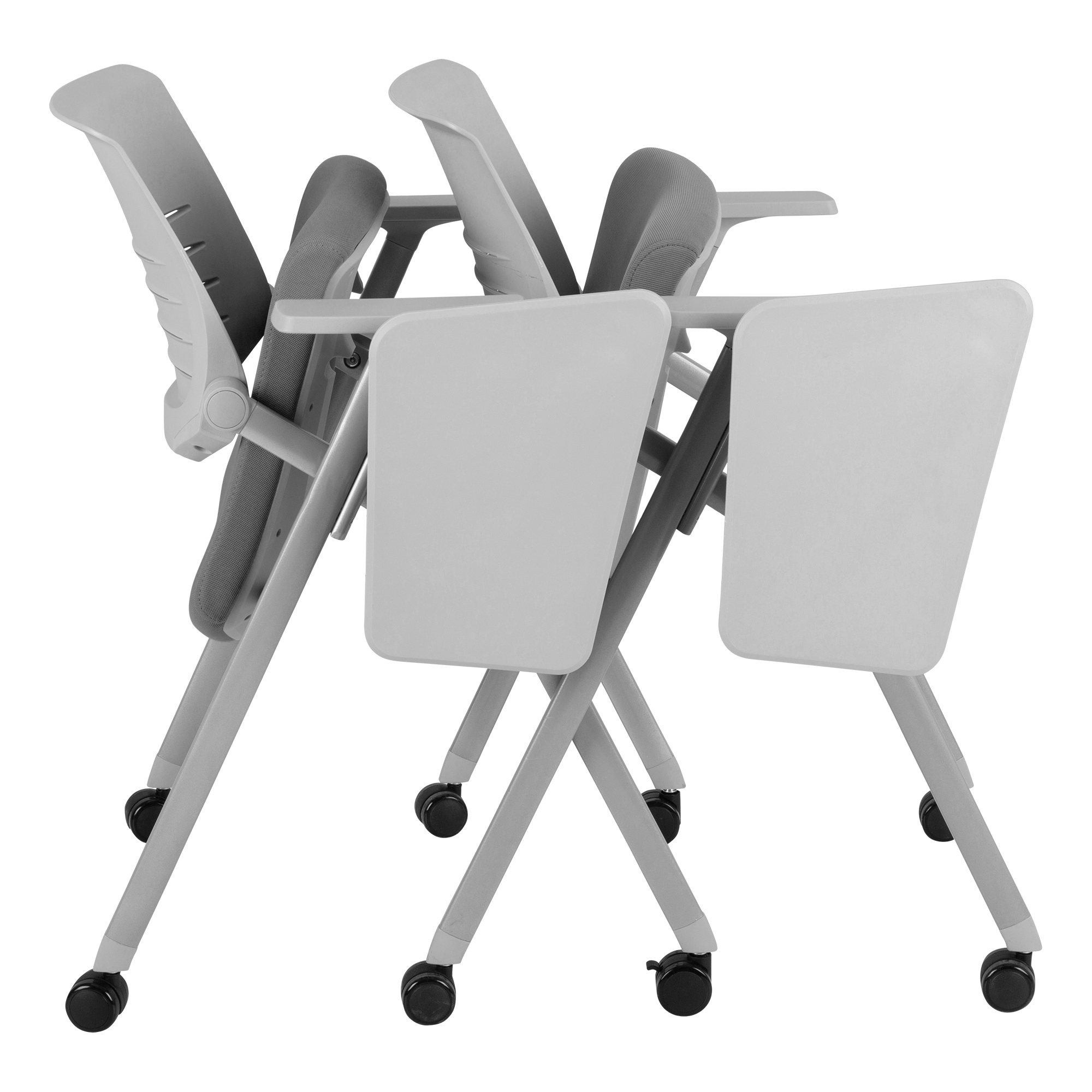 Newton Upholstered Mobile Nesting Chair w/ Tablet Arm | School Outfitters