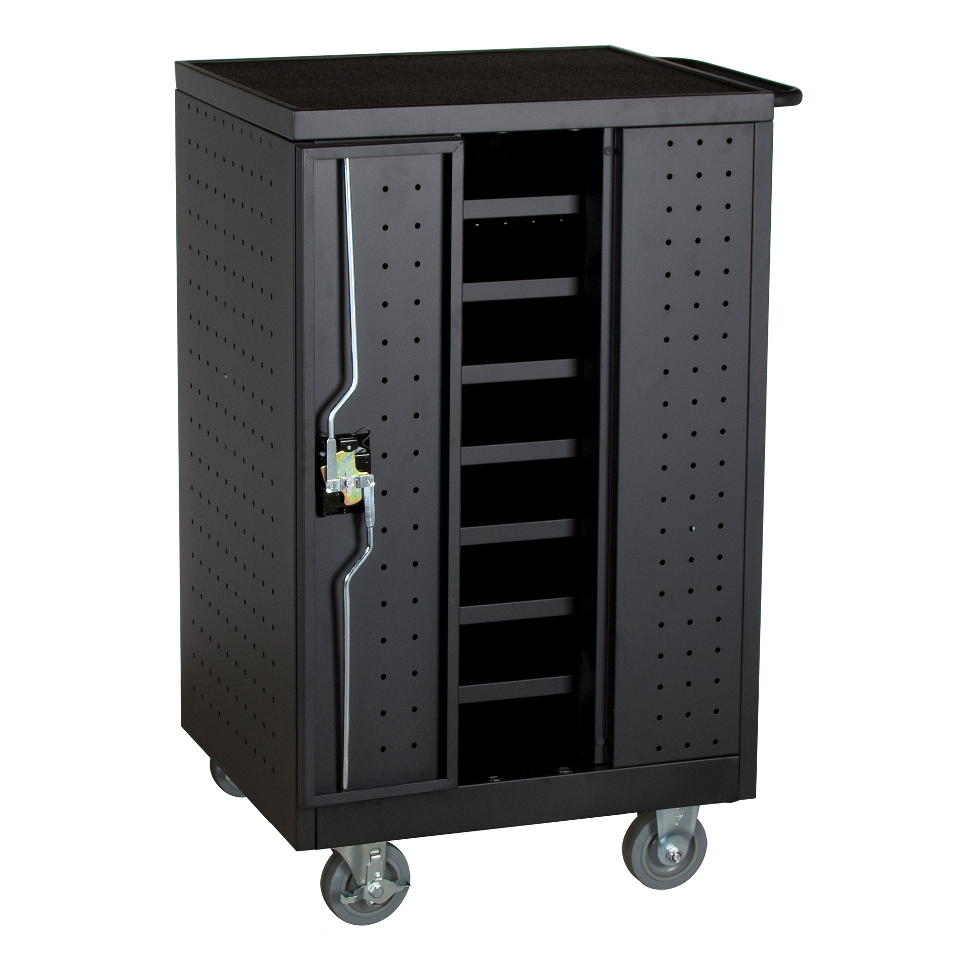 Structure Series 12-Laptop/Tablet Assembled Charging Cart | School ...