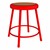 Metal Lab Stool Red - Fixed Height (18" H) | School Outfitters