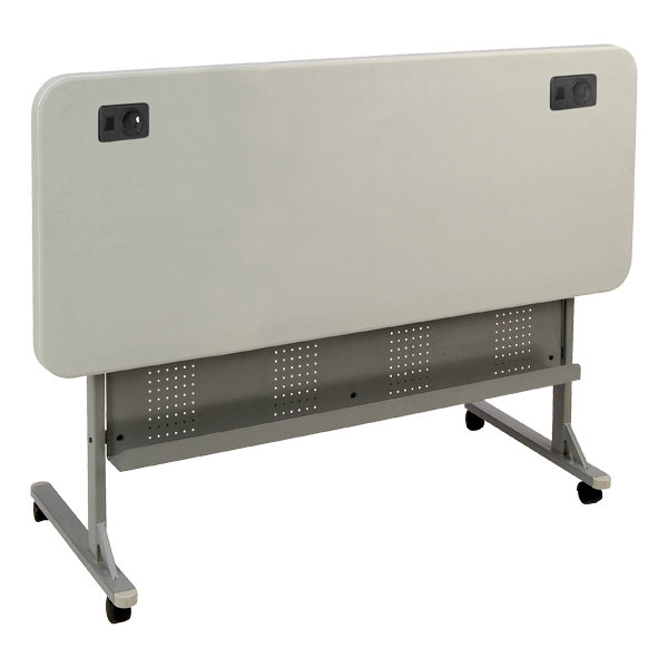 Flip & Store Blow-Mold Table (24" W x 60" L) | School Outfitters