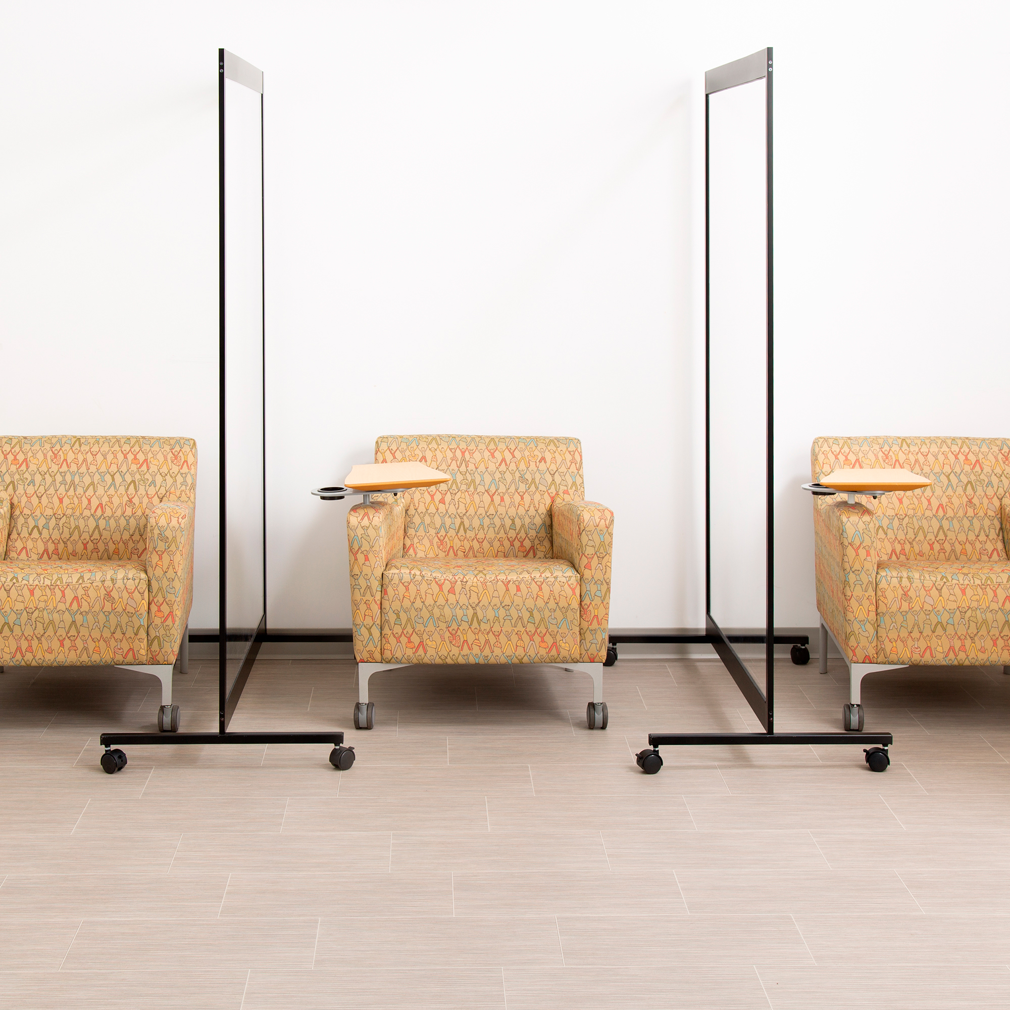 Clear Social Distancing Single Panel Room Divider | School Outfitters