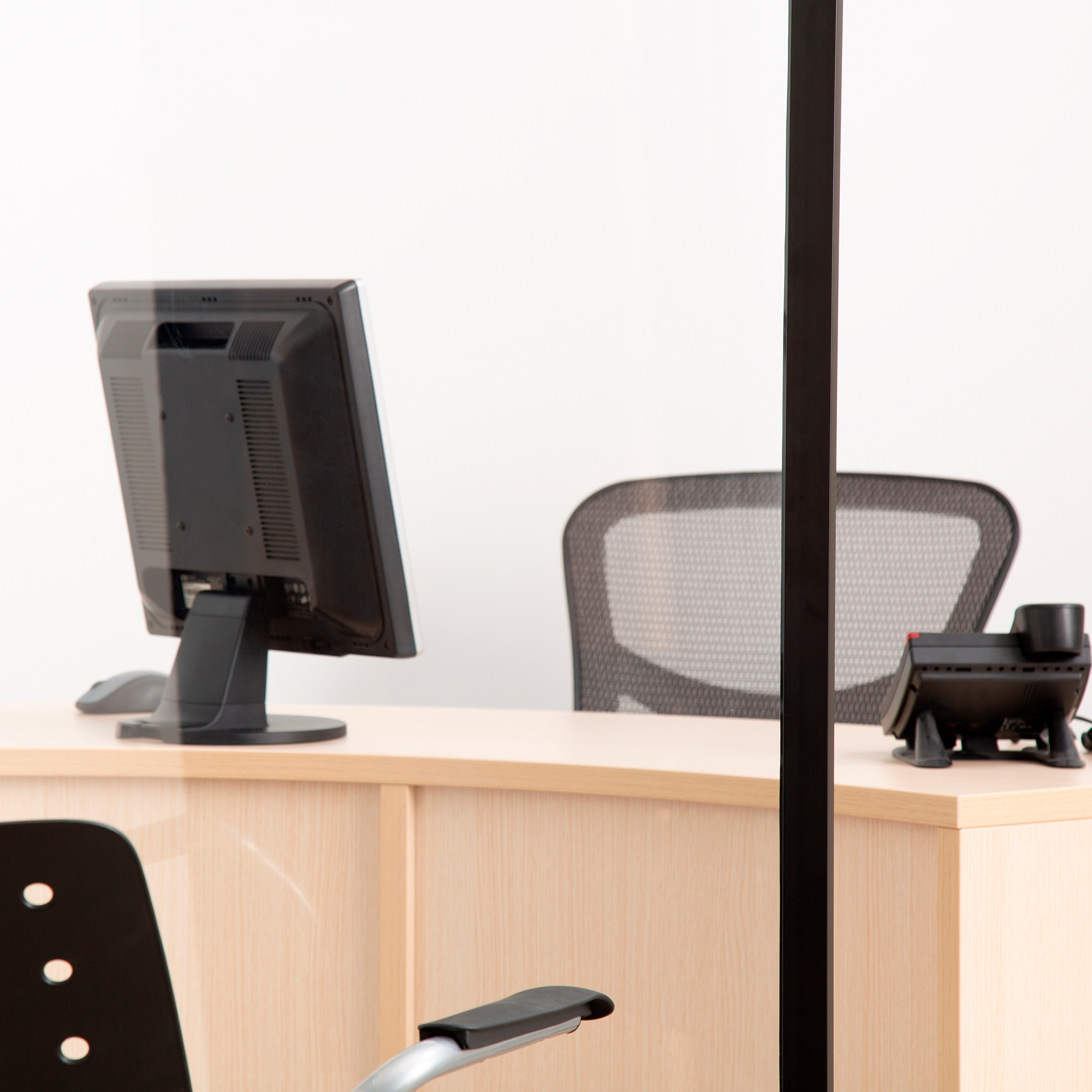 Clear Social Distancing Single Panel Room Divider | School Outfitters