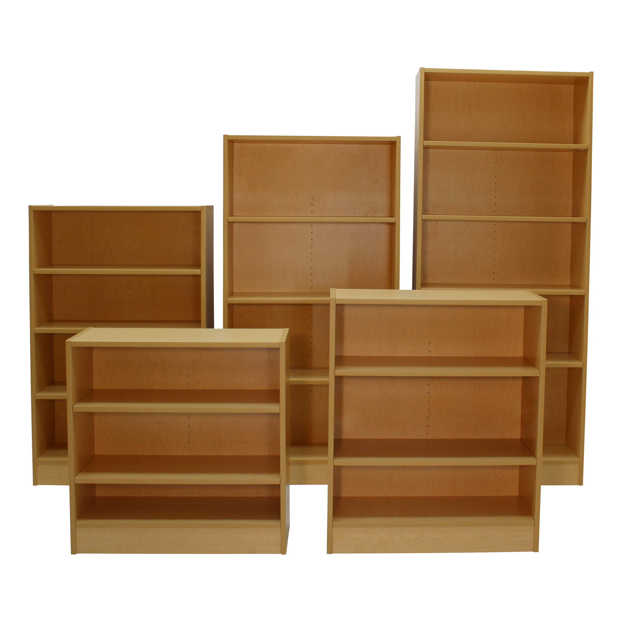 Norwood Heavy-Duty Series Four-Shelf Bookcase (48" H) | School Outfitters