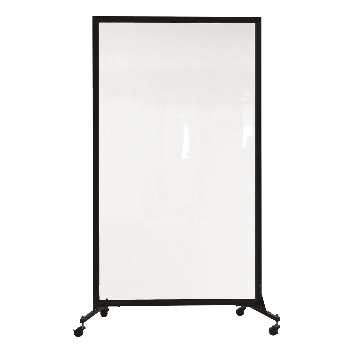 6' 2" H Healthy Safeguard Clear Room Divider - One Panel (3' 4" L ...