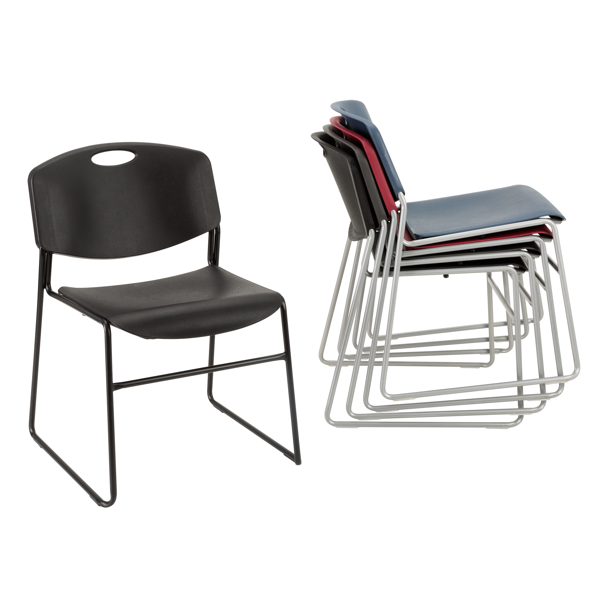 Heavy-Duty Plastic Stacking Chair at School Outfitters