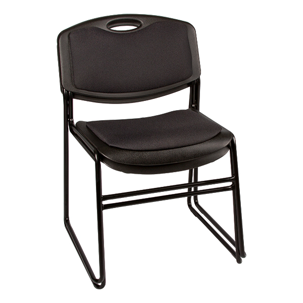 Heavy-Duty Plastic Stacking Chair w/ Padded Seat & Back | School Outfitters