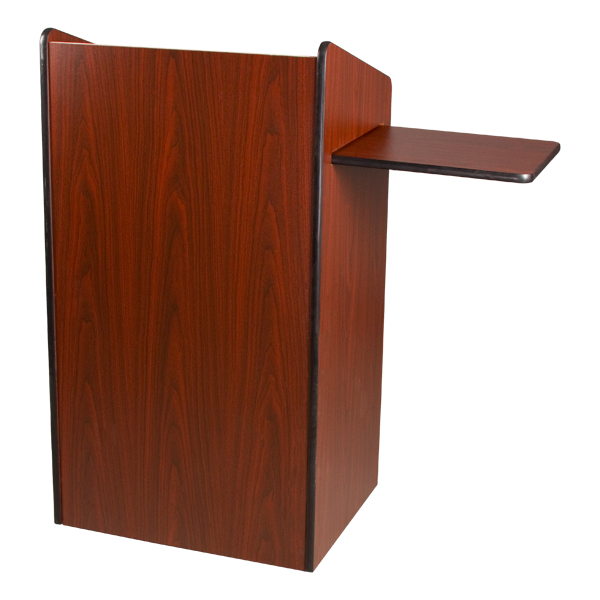 Deluxe Floor Lectern w/ Shelf at School Outfitters