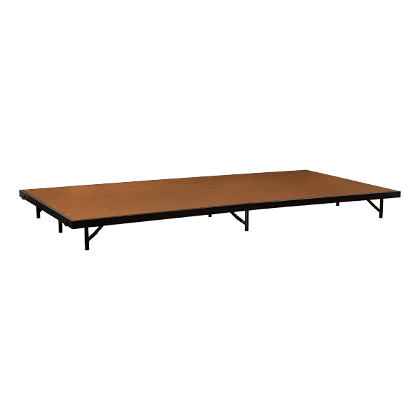 Single-Height Portable Stage & Seated Riser Section w/ Hardboard Deck ...