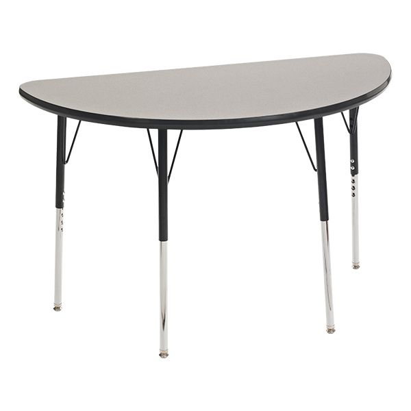 Half-Round Adjustable-Height Activity Table | School Outfitters