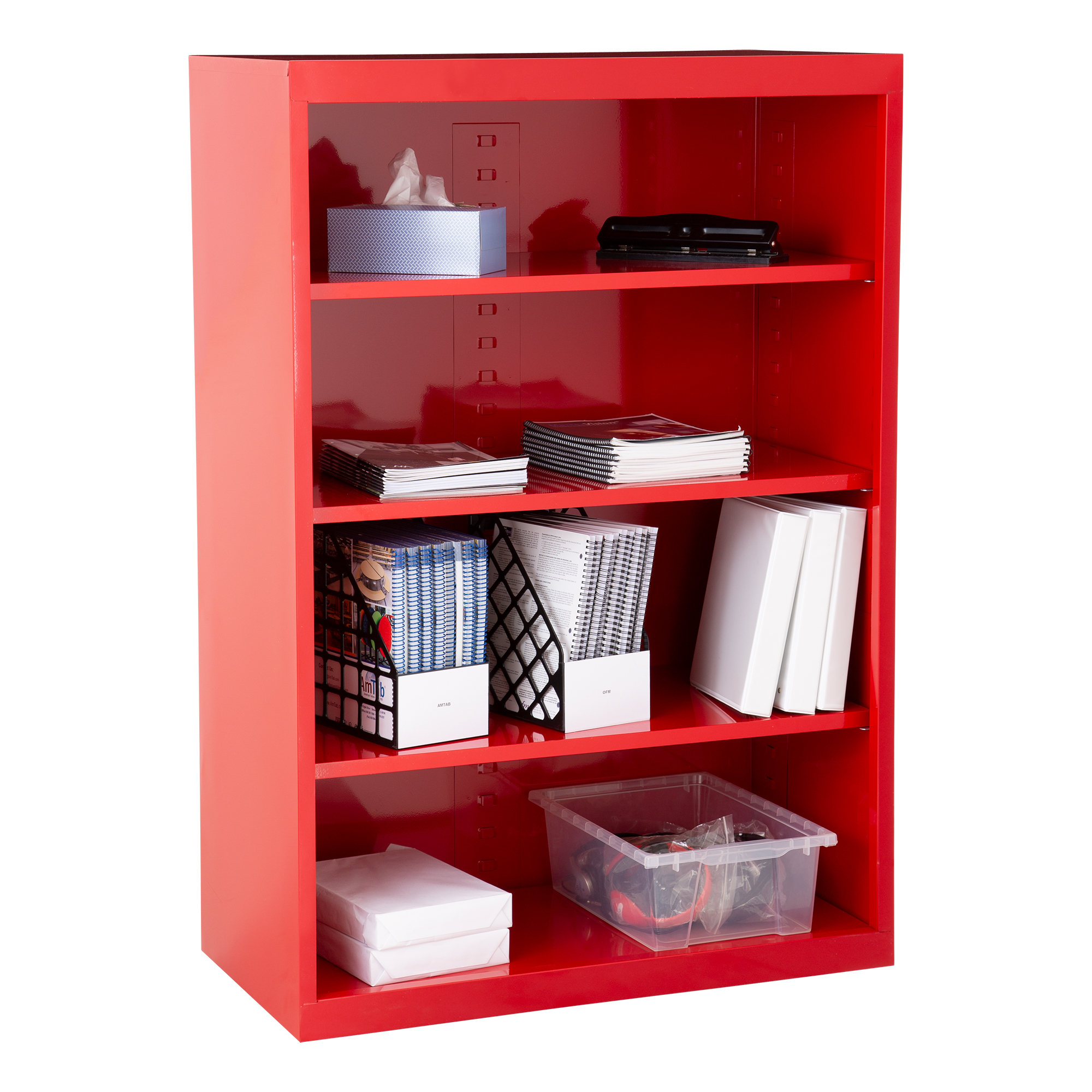 Heavy-Duty Deep Metal Bookcase | School Outfitters