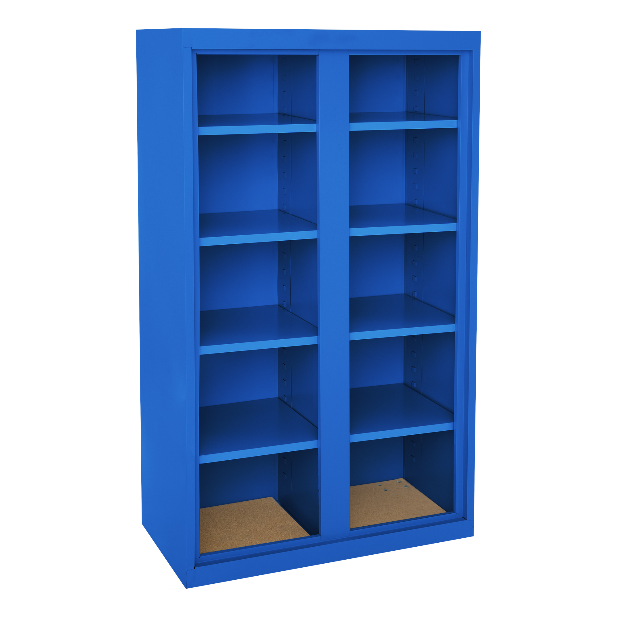 Metal Backpack Storage Cabinet w/ 10 Cubbies (36" W x 18" D x 60" H ...