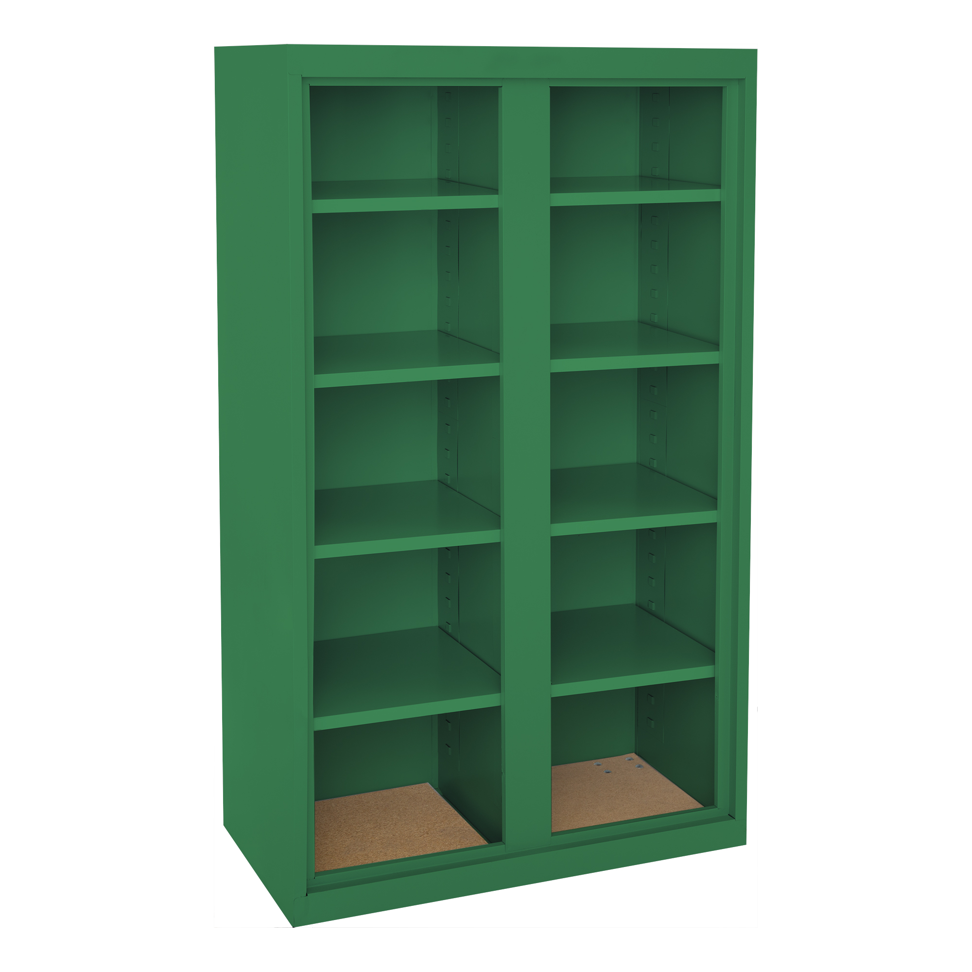 Metal Backpack Storage Cabinet w/ 10 Cubbies (36" W x 18" D x 60" H ...