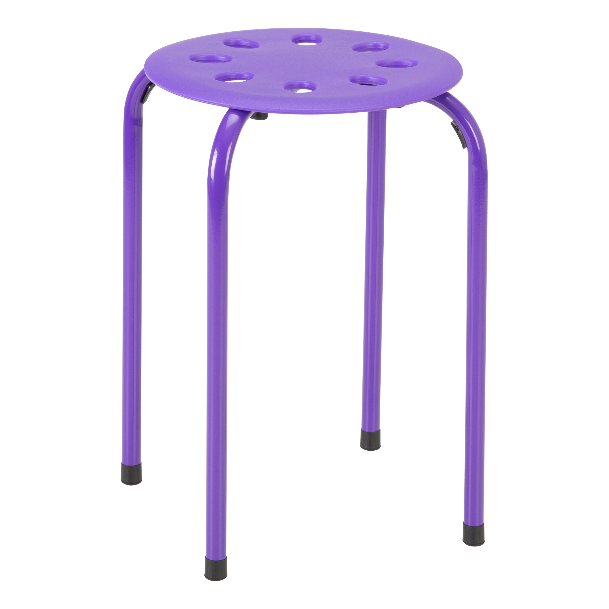 Assorted Color Plastic Stack Stool | School Outfitters