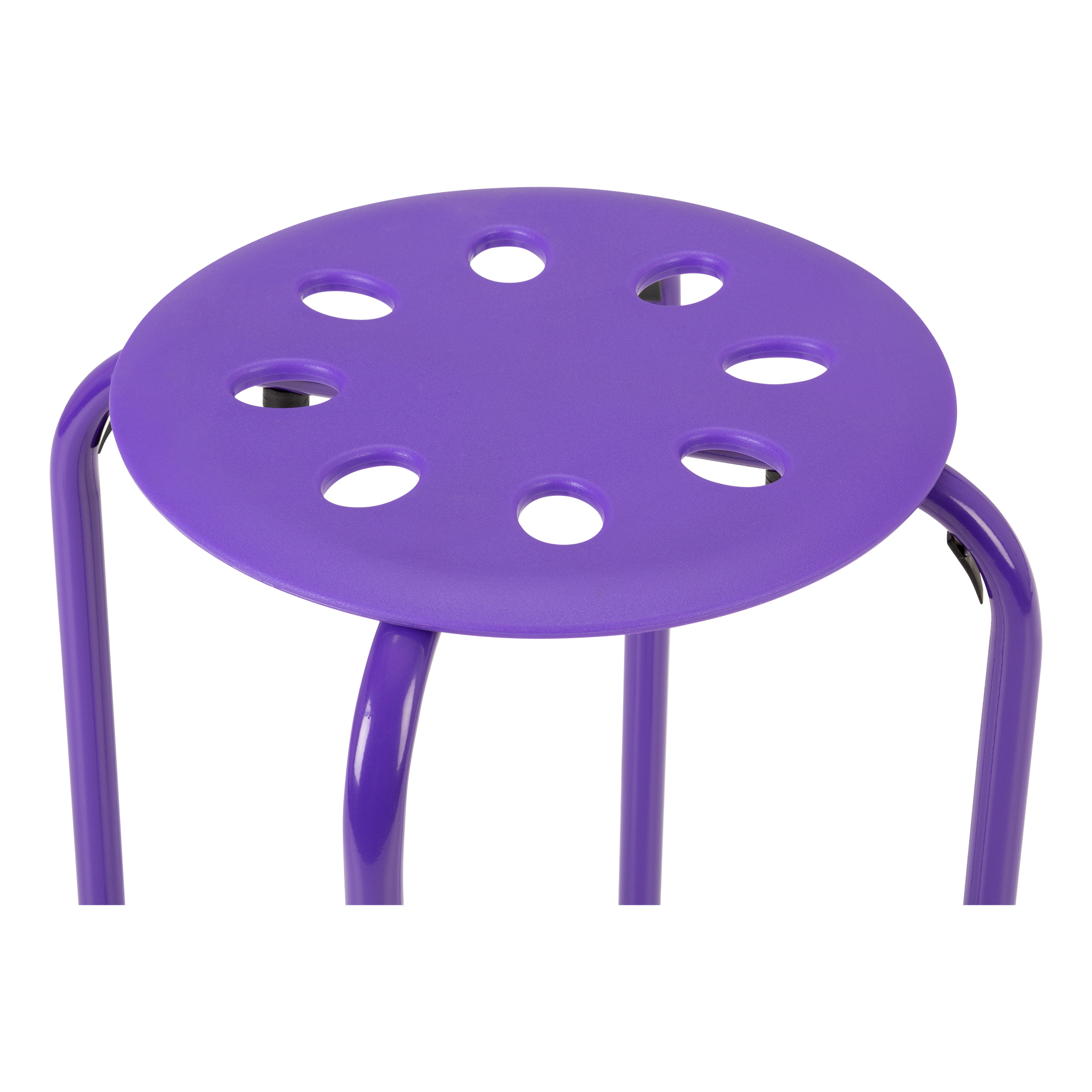 Assorted Color Plastic Stack Stool | School Outfitters
