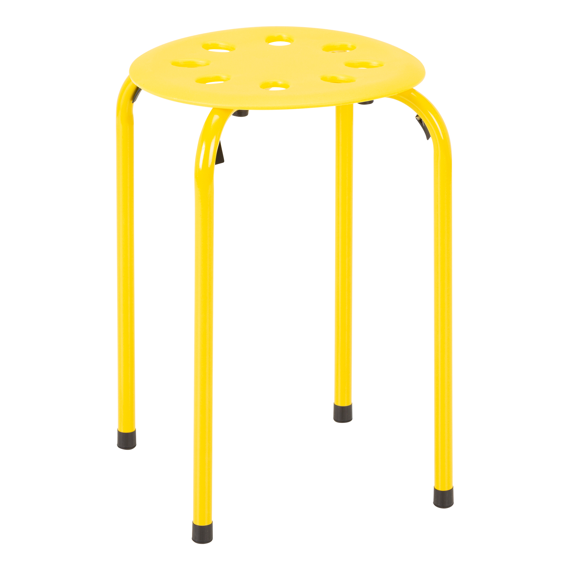 Assorted Color Plastic Stack Stool | School Outfitters