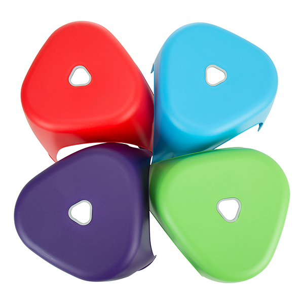 Assorted Color Indoor/Outdoor Stacking Stool | School Outfitters