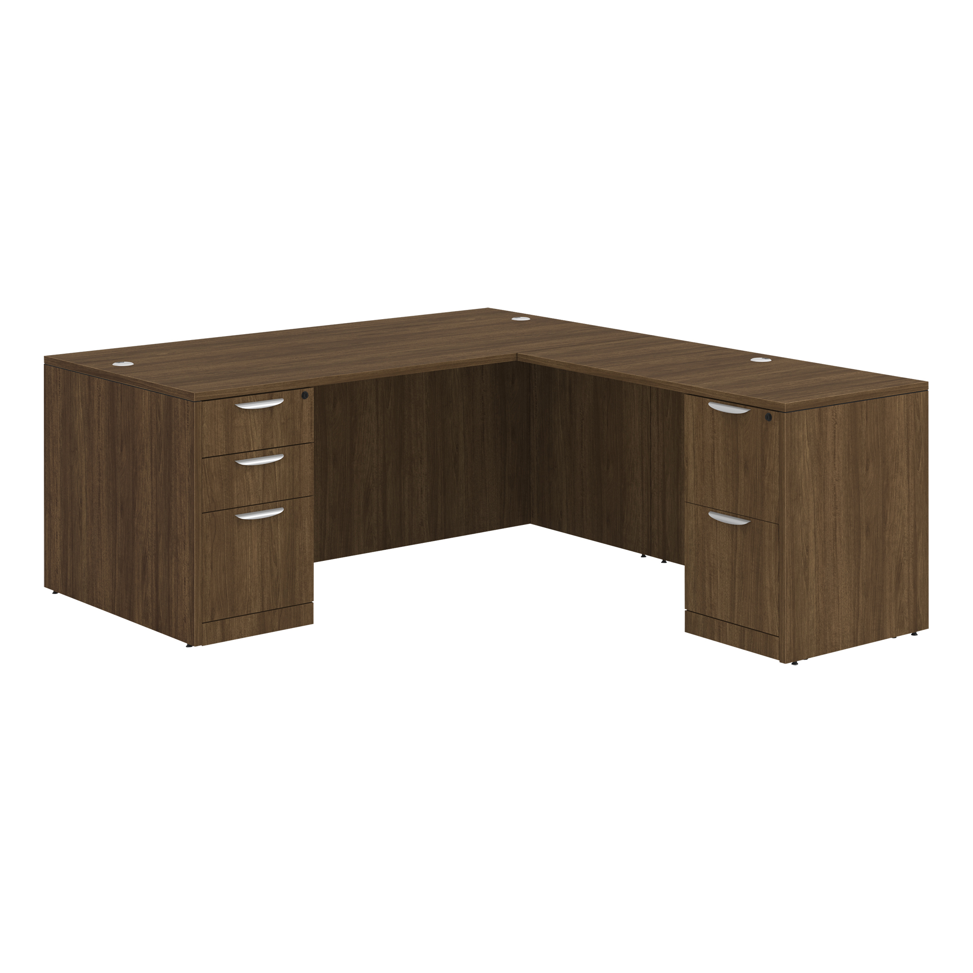 Insight Series Double Pedestal L-Shaped Desk | School Outfitters