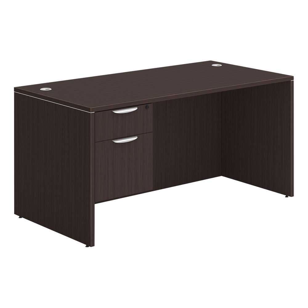 Insight Series Single Pedestal Desk (60" W x 30" D) | School Outfitters