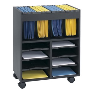 Go Cart Wood File Cart | School Outfitters