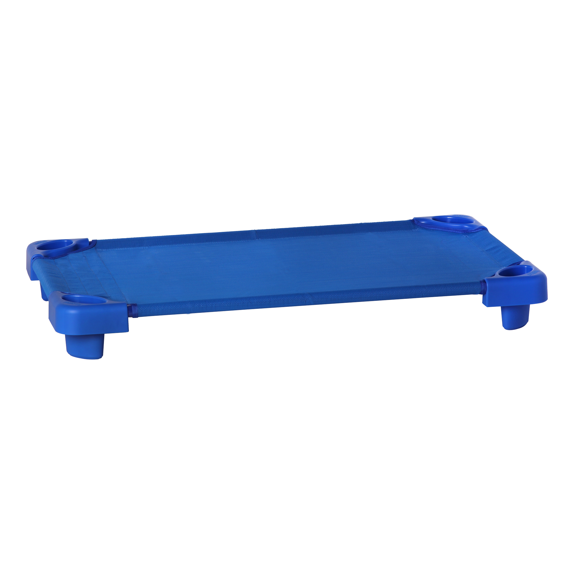 Blue Stackable Daycare Cot - Toddler (40" L) - Pack of Cots at School ...