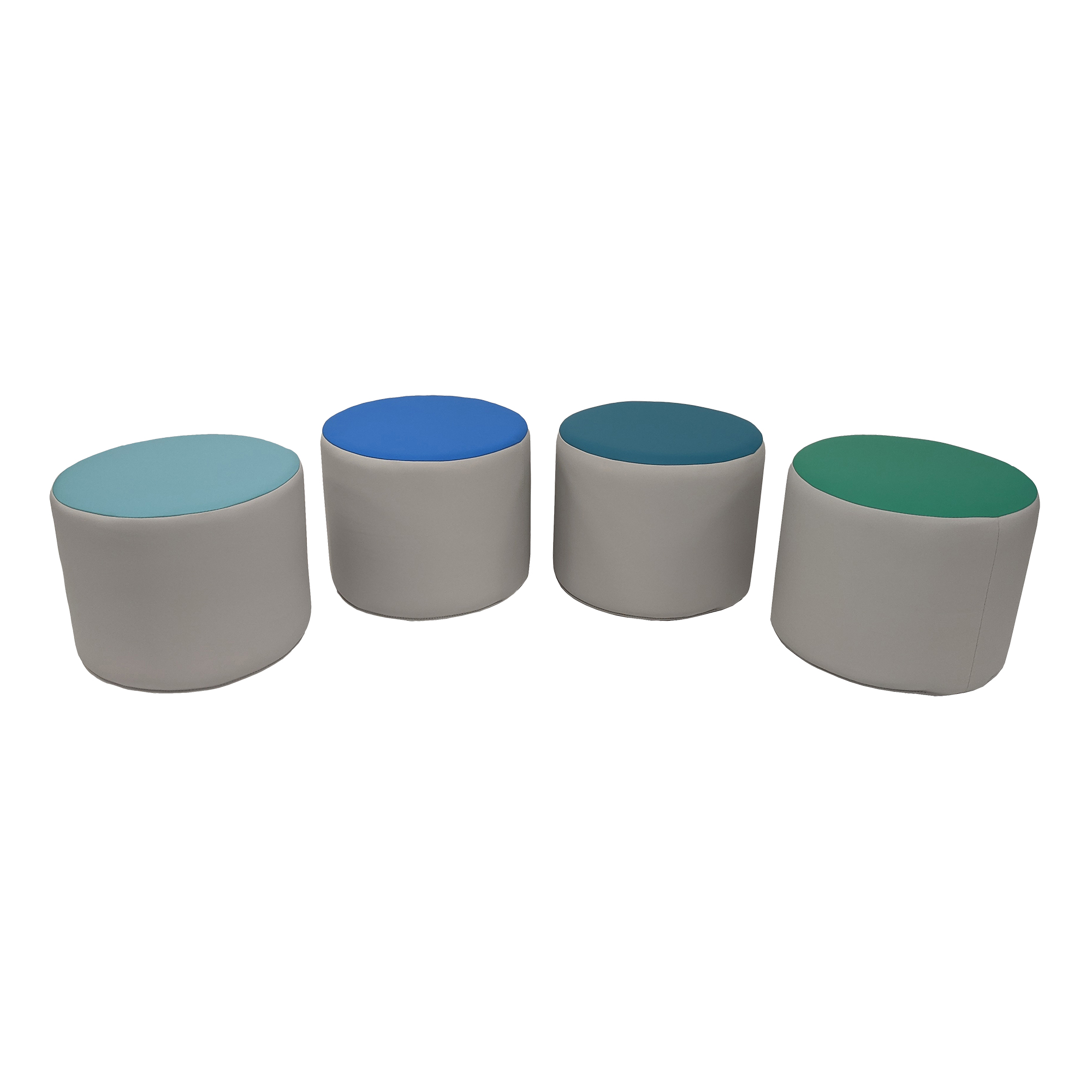 Foam Soft Seating - SoftScape Round Accent Ottomans | School Outfitters