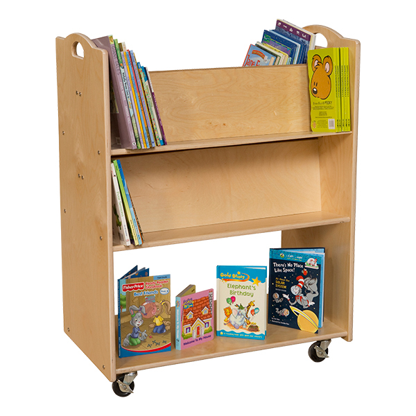 Double-Sided Mobile Library Cart | School Outfitters