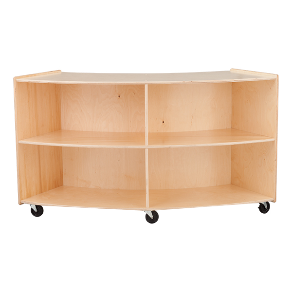 Convex Mobile Storage Shelving 36" H - Unassembled | School Outfitters