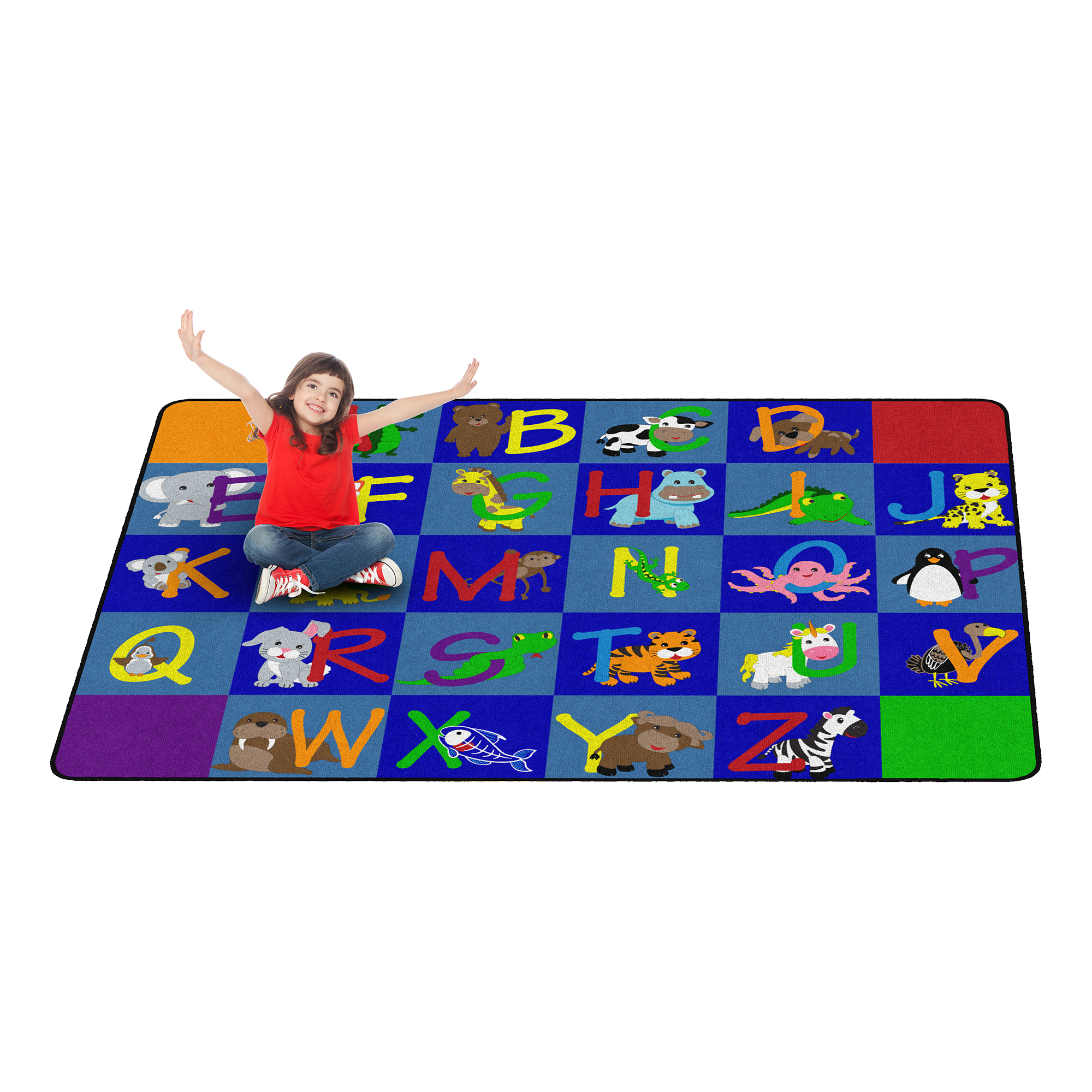 Alphabet Animals Rug at School Outfitters