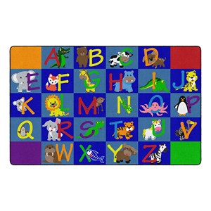Alphabet Animals Rug at School Outfitters