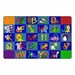 Alphabet Animals Rug - Rectangle (7' 6" W x 12' L) | School Outfitters