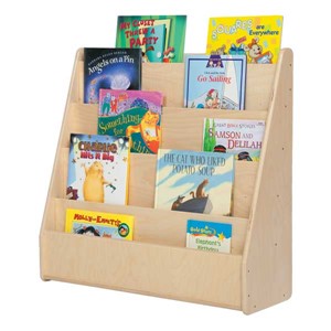 Single-Sided Wooden Book Display | School Outfitters