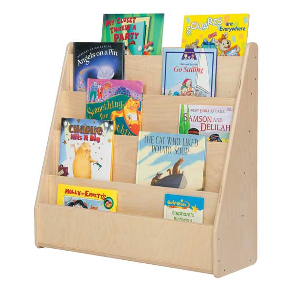 Single-Sided Wooden Book Display at School Outfitters