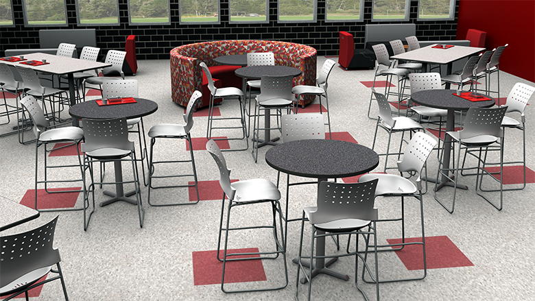 Multiuse Lunch and Study Space | School Outfitters