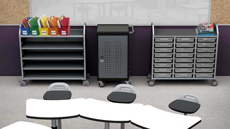 Middle/High School Collaborative Classroom with Diamond Desks | School ...