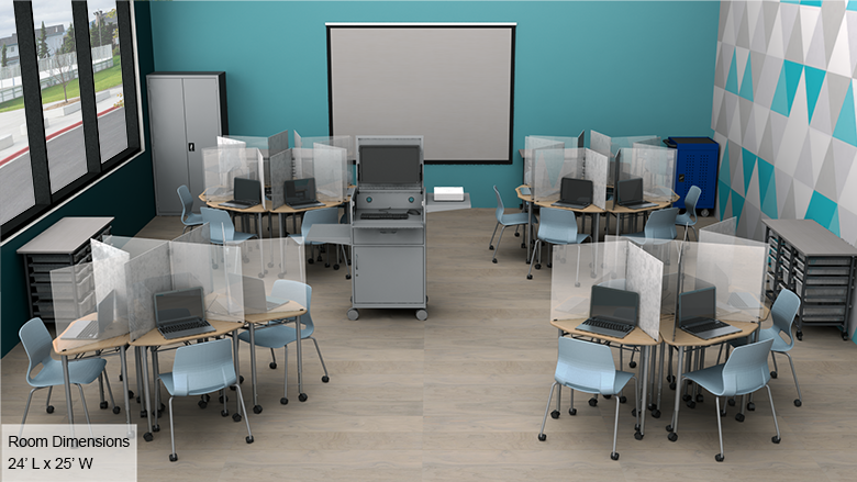 Hybrid Learning Small Pods | School Outfitters