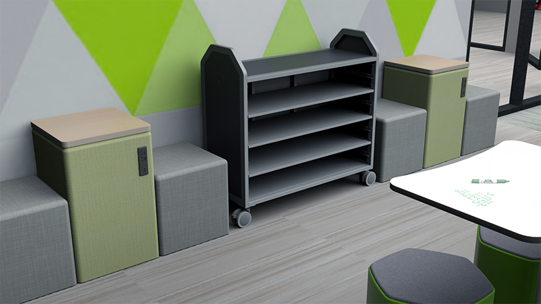 Media Center Individual Study Area | School Outfitters