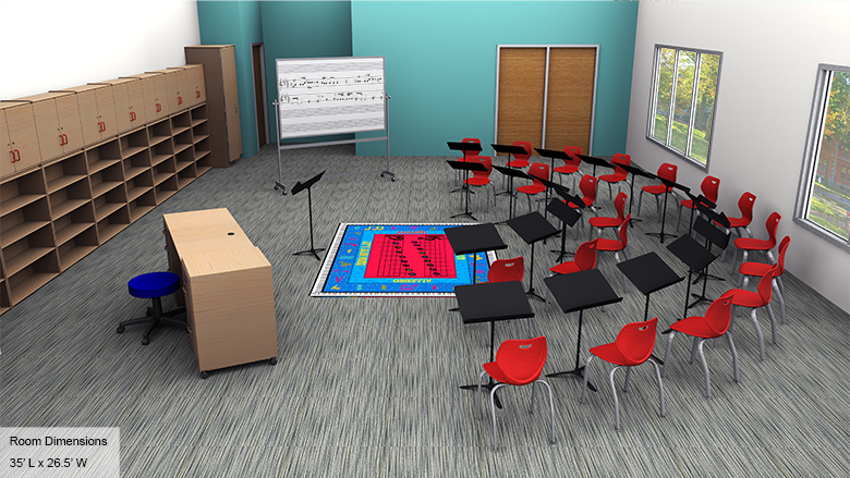 Elementary Band Room | School Outfitters
