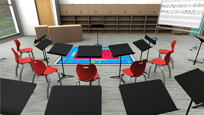 Elementary Band Room | School Outfitters