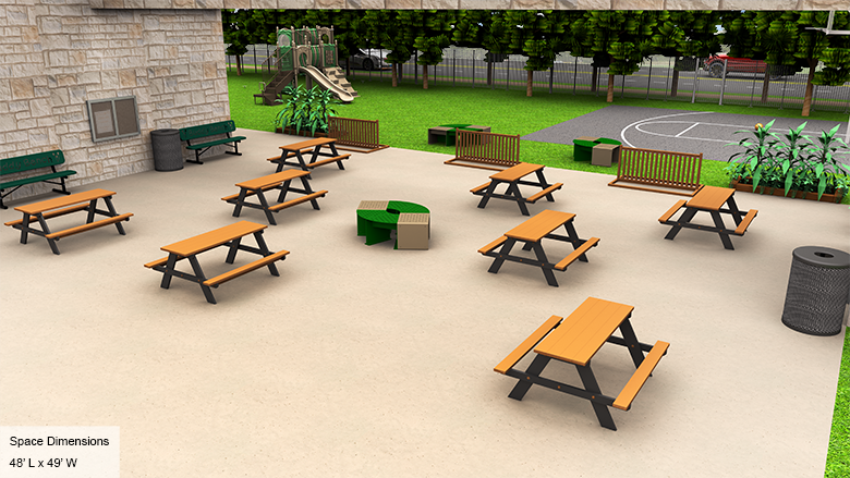 Elementary Outdoor Common Area | School Outfitters
