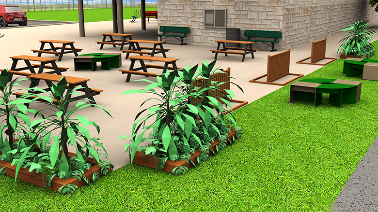 Elementary Outdoor Common Area | School Outfitters