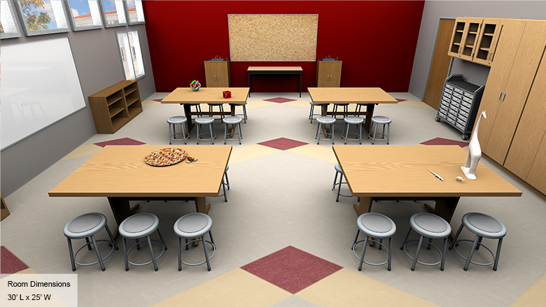 3D Art Room | School Outfitters