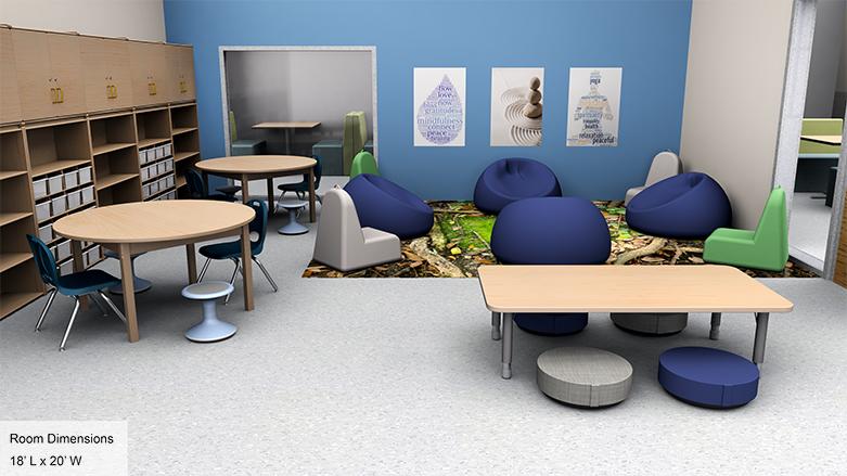 Elementary Relaxation Room | School Outfitters