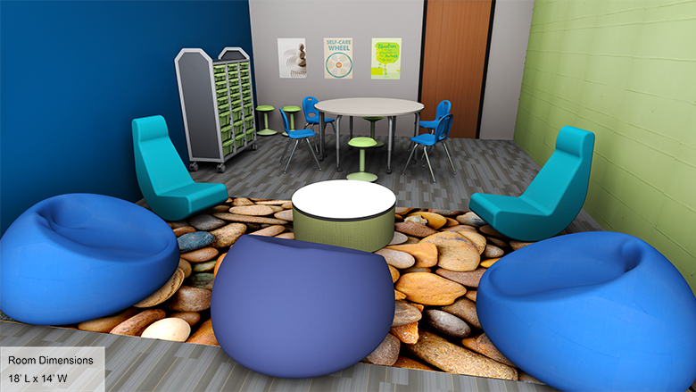Middle/High School Relaxation Room | School Outfitters