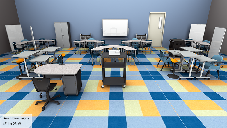 Classroom Desks with Motor Needs | School Outfitters