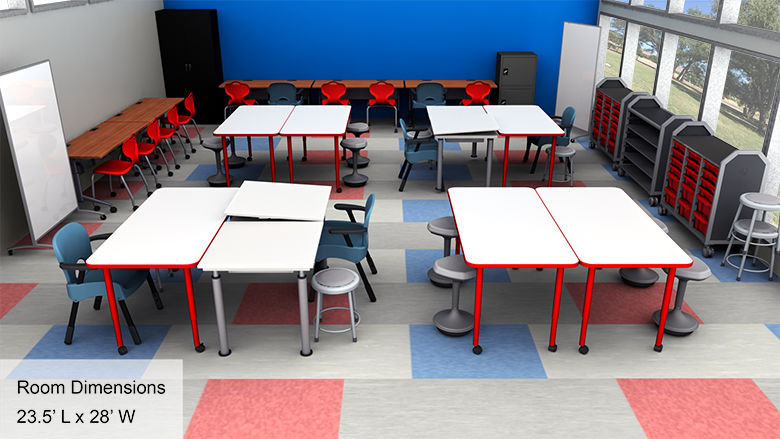 Classroom Tables with Motor Needs | School Outfitters