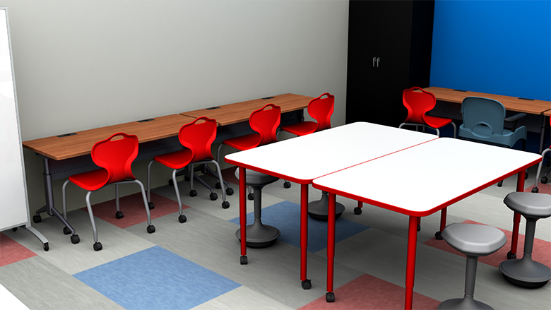 Classroom Tables with Motor Needs | School Outfitters