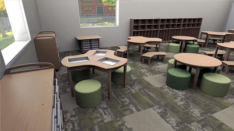 Kindergarten Classroom Indoor/Outdoor | School Outfitters