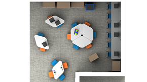 Elementary Media Center Makerspace Area | School Outfitters