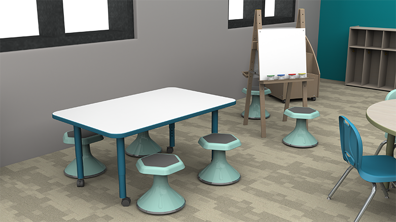 Preschool Collaborative Classroom Wetlands | School Outfitters