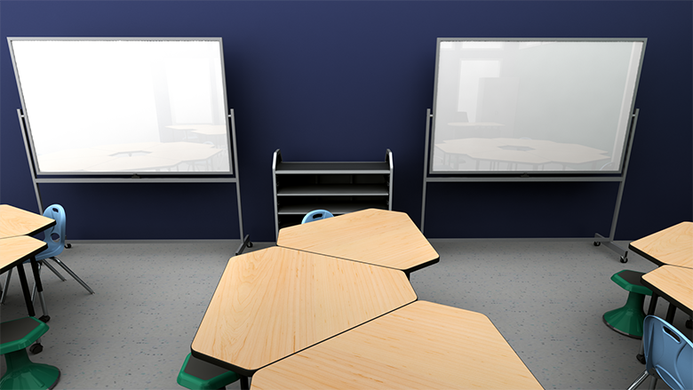 Elementary Collaborative Classroom with Diamond Tables | School Outfitters